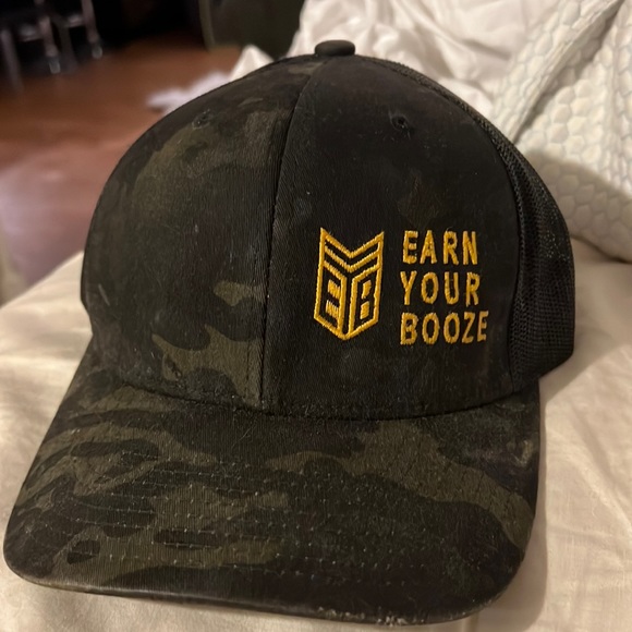 Accessories | Earn Your Booze Camo Snapback Hat | Poshmark